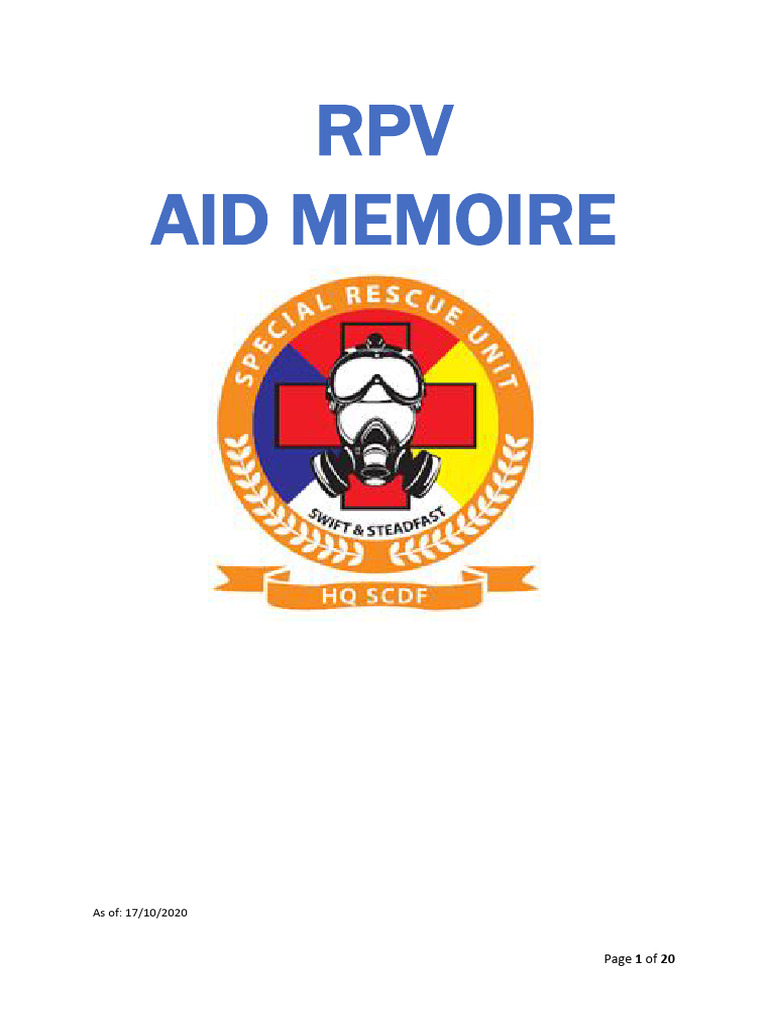 RPV Aid Memoire BTM | PDF