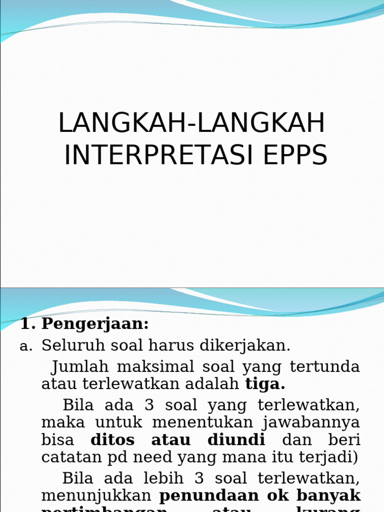 8 Interpretasi Epps (1) | PDF