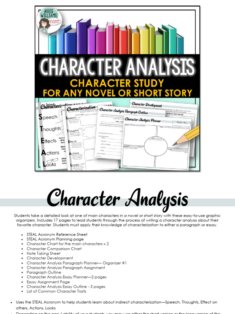 ENIOLA ABOLARIN - CharacterAnalysisStudyandCharacterizationActivity-1 | PDF