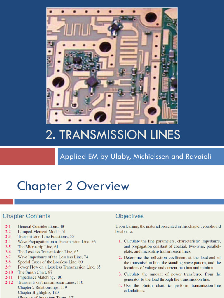 Transmission Lines - Part 1 | PDF