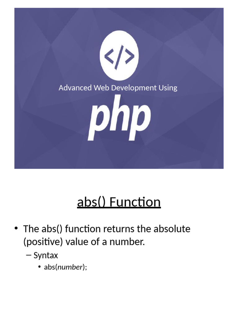 Math Functions | PDF