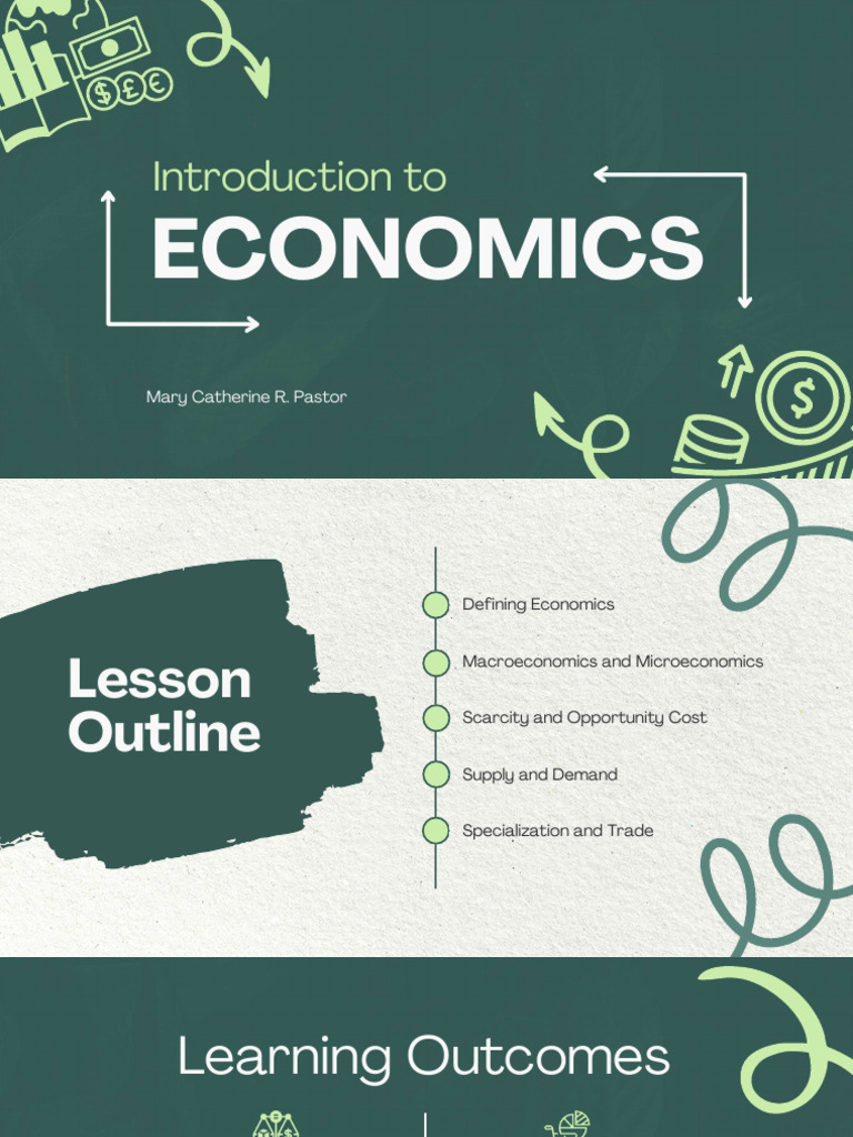 Introduction To Economics 1 - Compressed | PDF