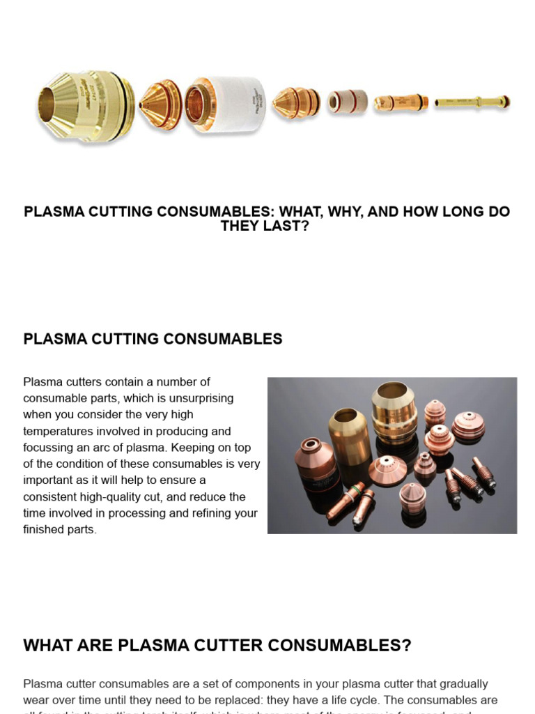 Plasma Torch Parts and Consumables | PDF