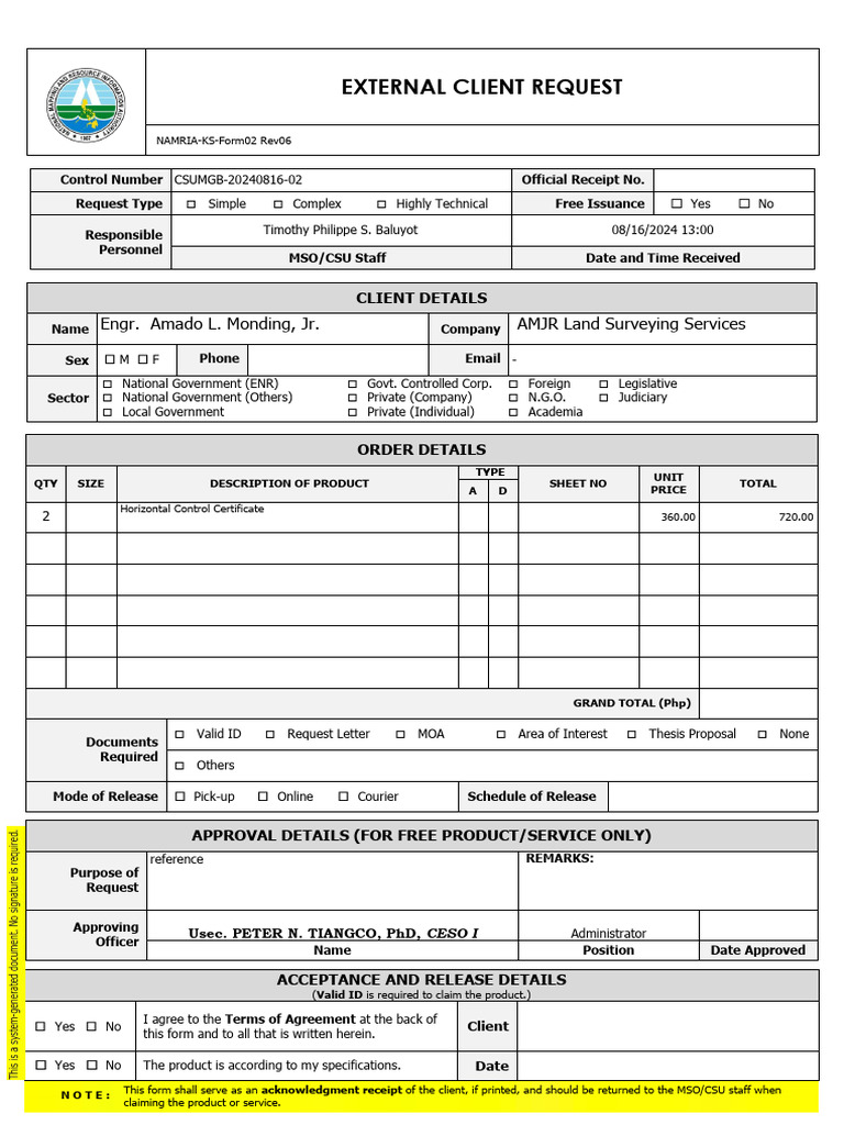 ClientRequest CSUMGB 20240816 02 | PDF | Payments