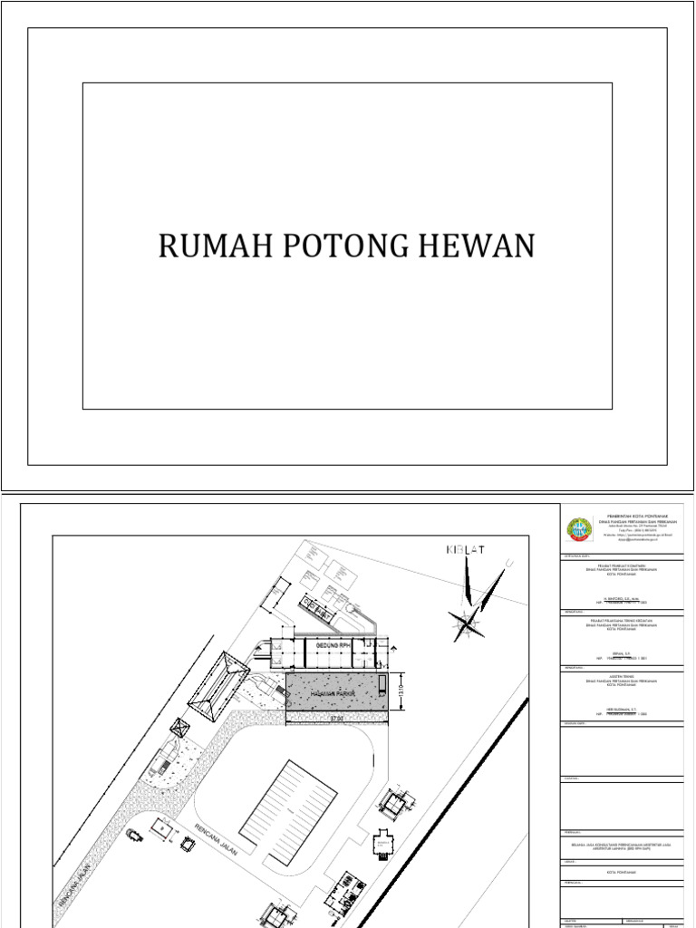 Gambar Rencana RPH Sapi | PDF