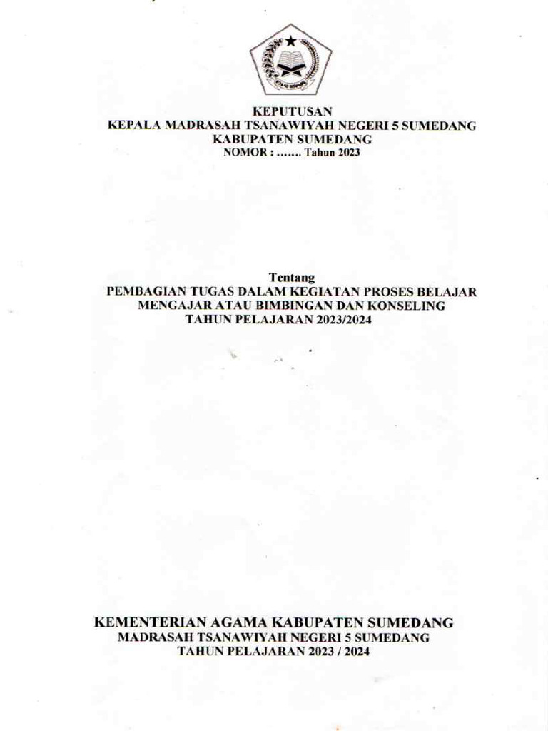 SKBM Tabel 2023-2024 | PDF