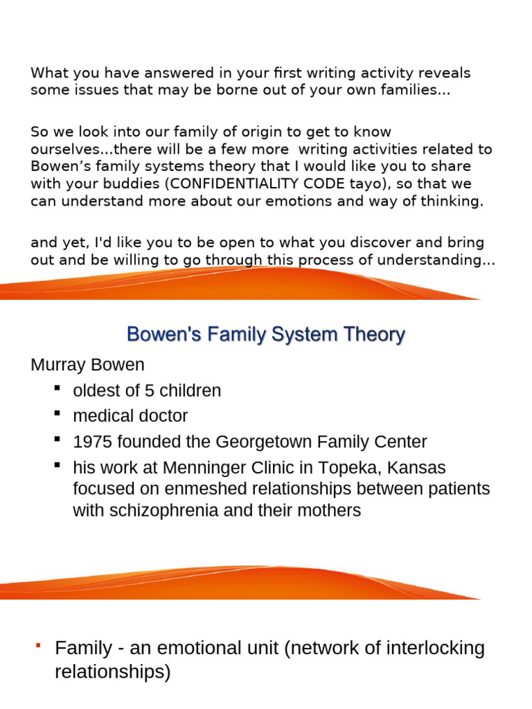 Bowens Family Systems Theory For UTS | PDF