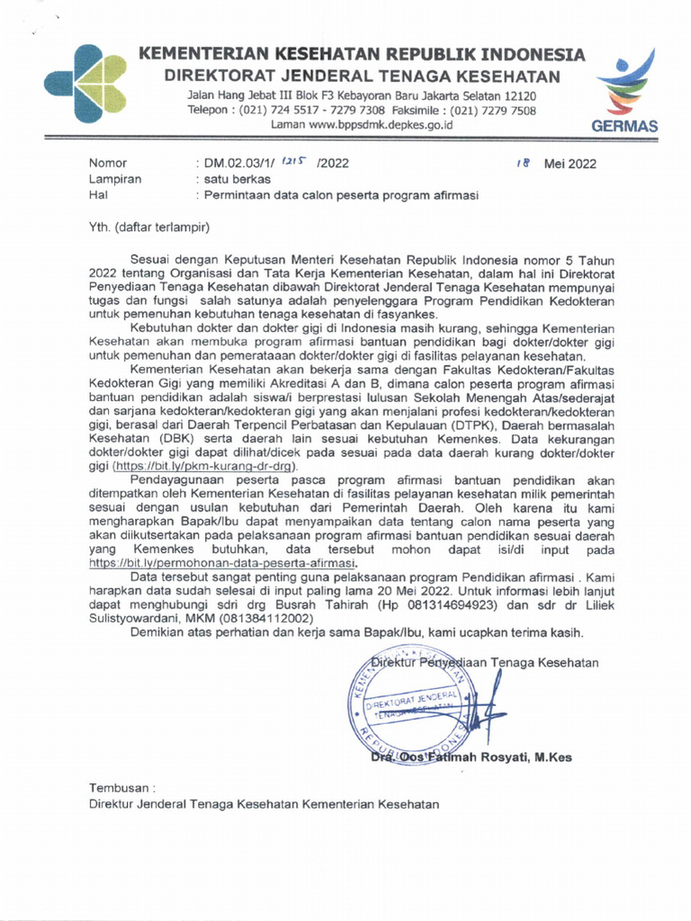 DM 1215 Germas | PDF