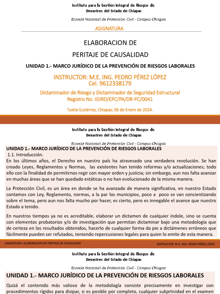 Peritaje de Causalidad: Guía Legal | PDF | Testigo experto | Seguridad ...