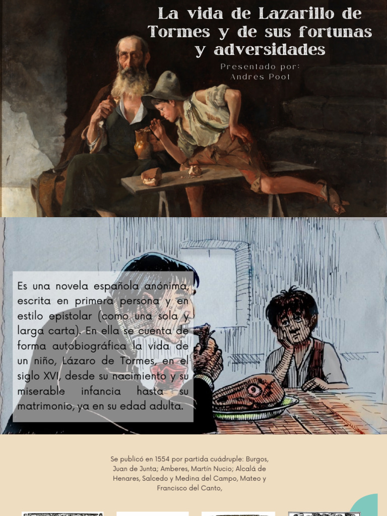 Presentación Lazarillo de Tormes | PDF | Novelas picarescas | Religión ...