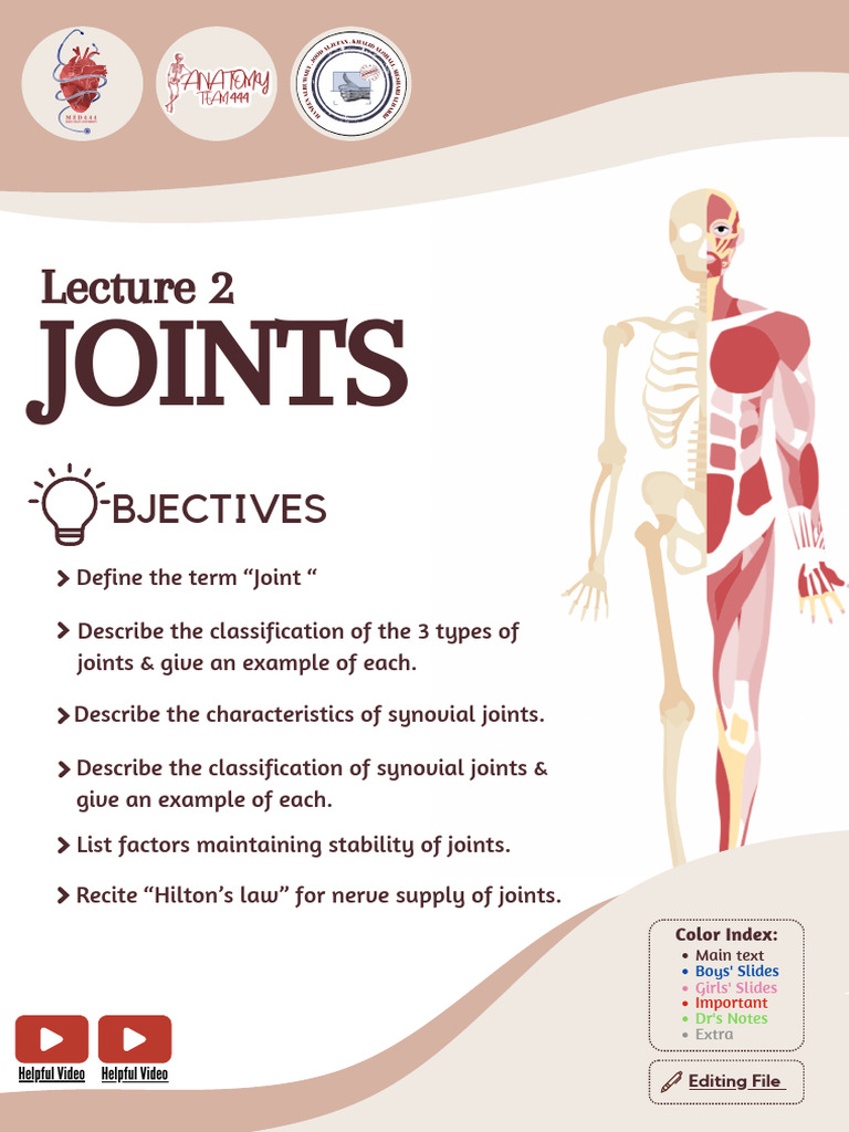 L02 - Joints | PDF