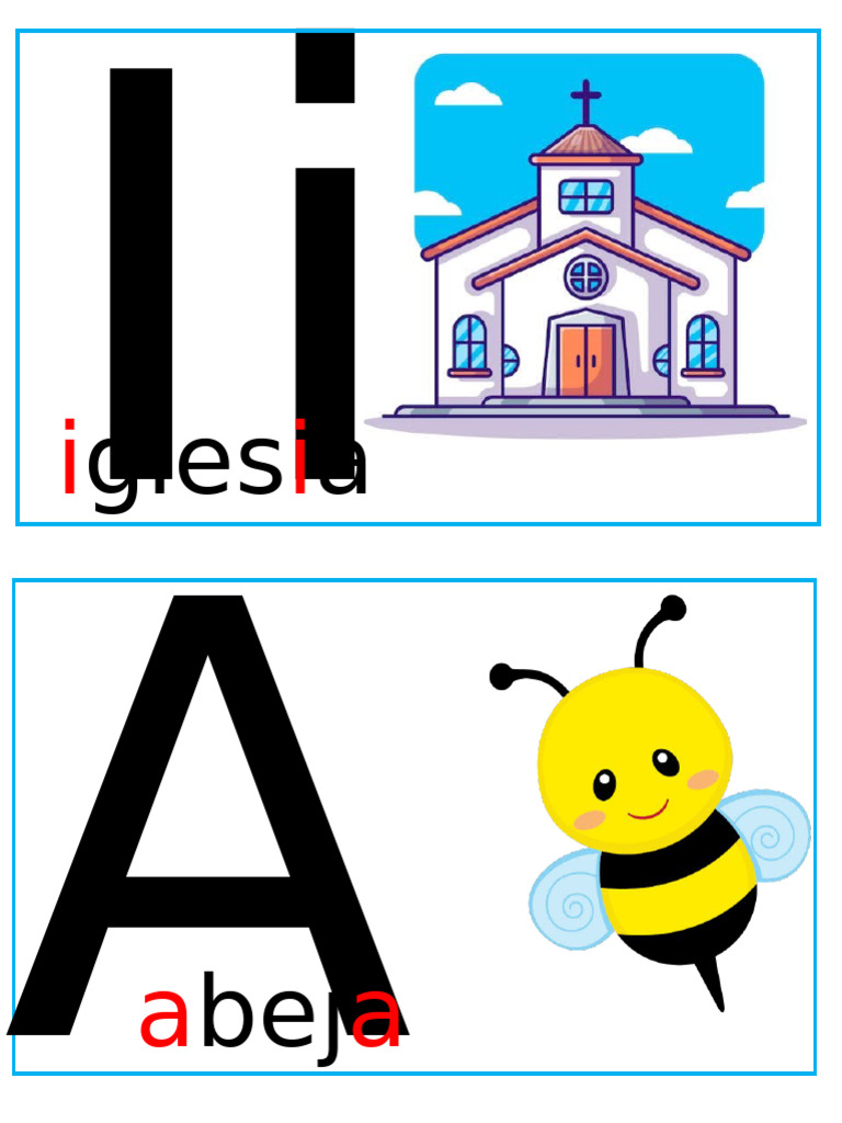 Carteles de Las Vocales | PDF