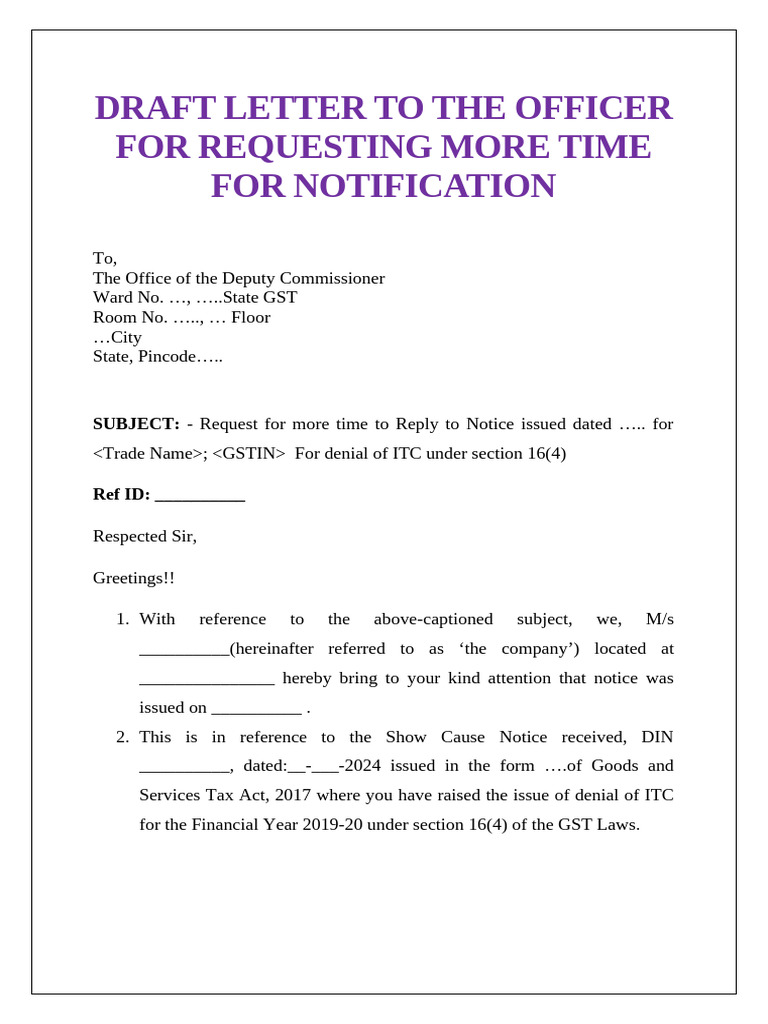 02jul24 Draft Letter To Officer | PDF | Public Law | Finance & Money ...