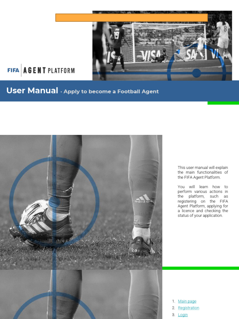FIFA Agent Platform Applicant Manual | PDF