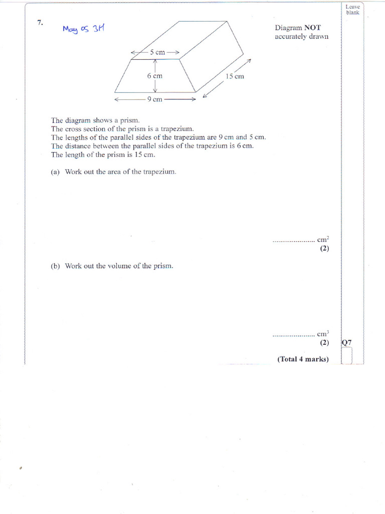 3d Shapes Practice Questions | PDF