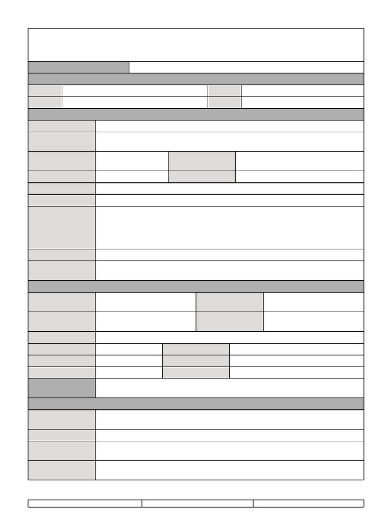 Application Summary Form | PDF