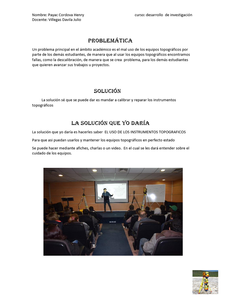 Problemática - Payac Cordova Henry | PDF