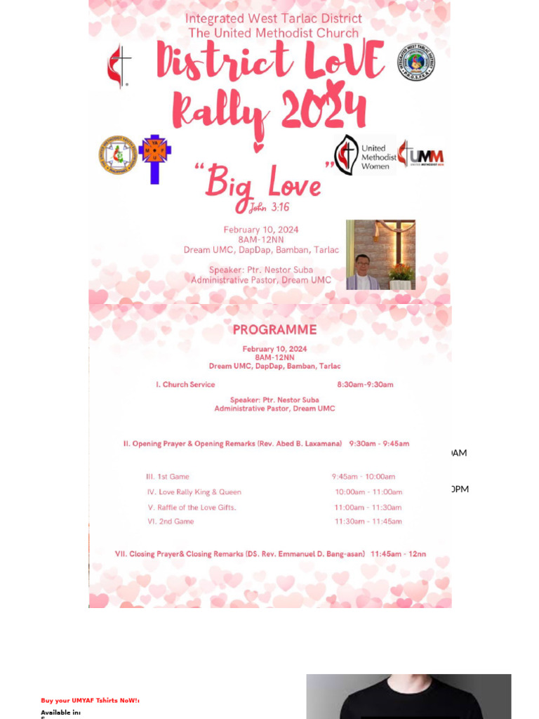 Iwtd Love Rally Invitation 2024 | PDF