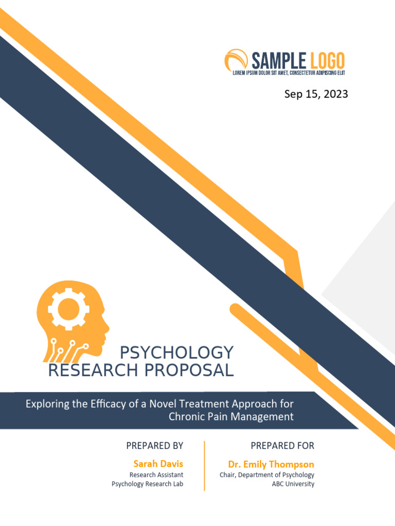 Psychology Research Proposal Template | PDF