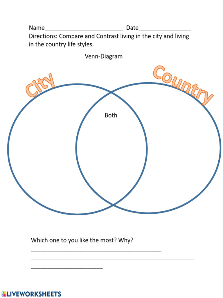 City vs Country Life Comparison | PDF | Career & Growth