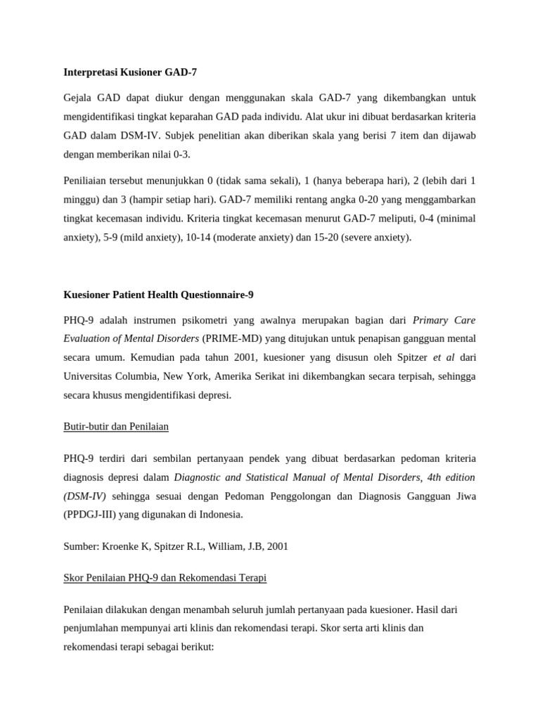 Interpretasi Skrining | PDF