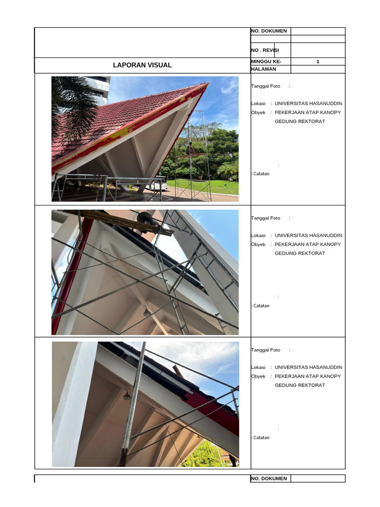 Laporan Progres Dokumentasi 3 | PDF