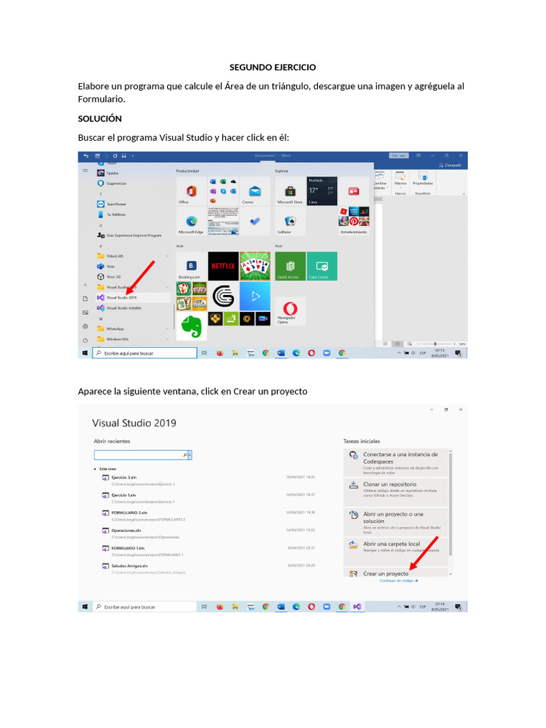 Segundo Ejercicio | PDF