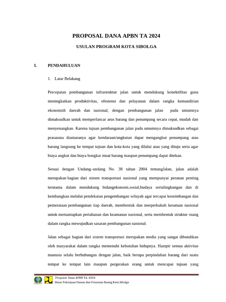 NARASI PROPOSAL APBN 2024 | PDF