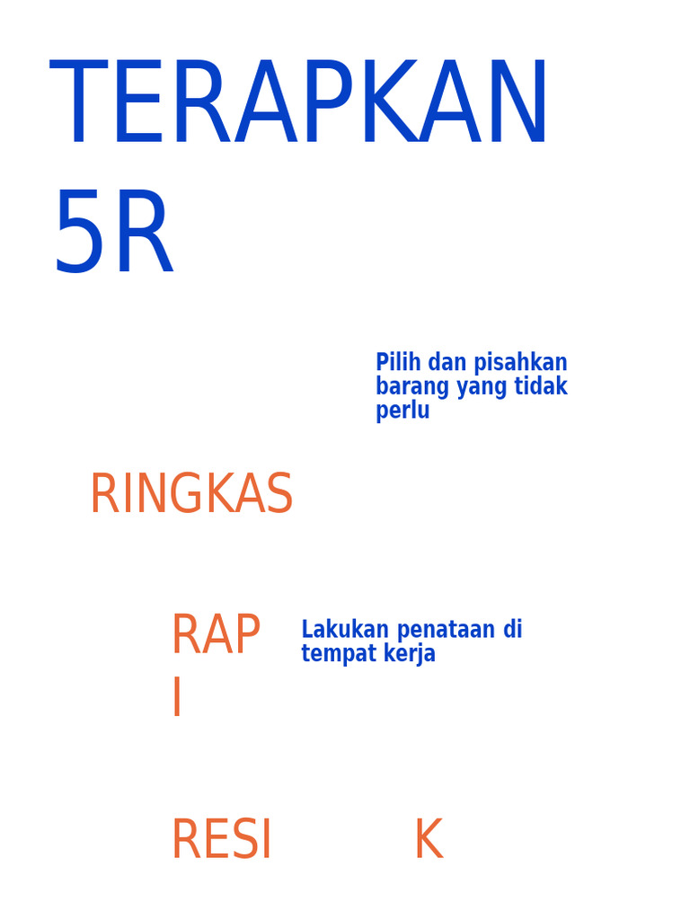 Krem Biru Poster Terapkan 5R (1) | PDF