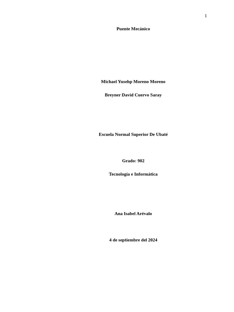 Puente HIRDAULICO MICHAEL MORENO BREINER CUERVO | PDF | Puente