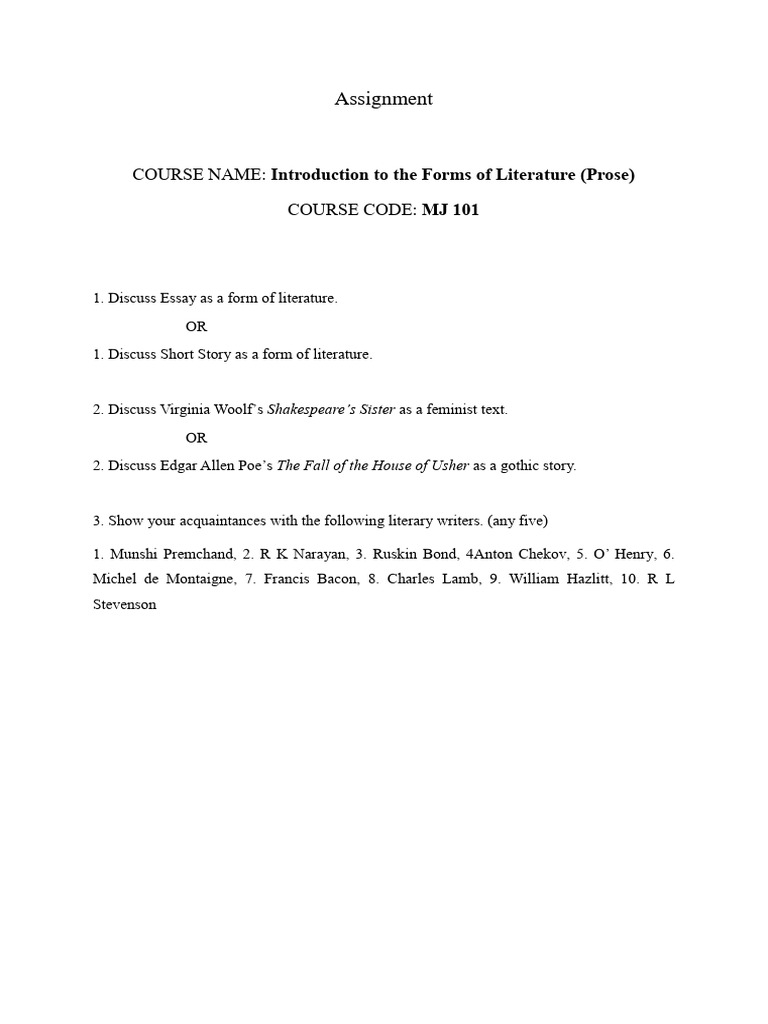 Assignmnet Sem 1 | PDF