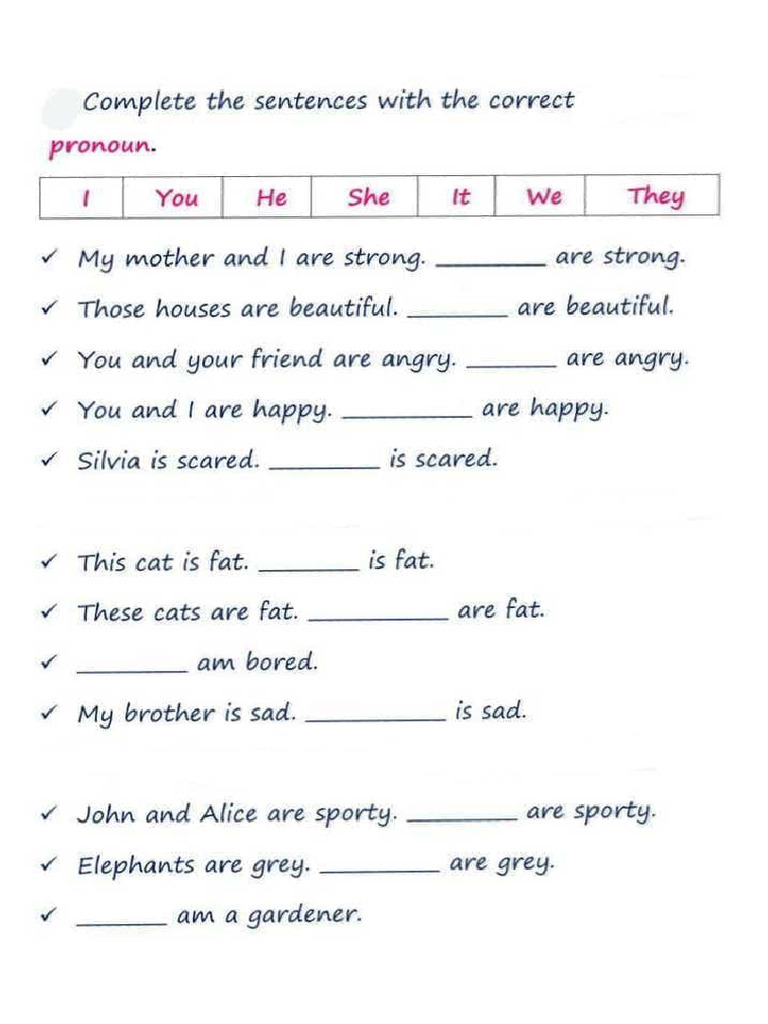 English Language Practice Worksheets-1 | PDF