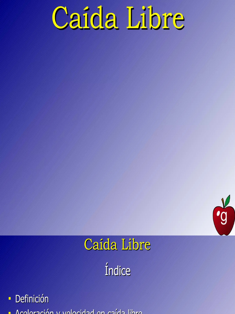 Caida Libre de Los Cuerpos | PDF