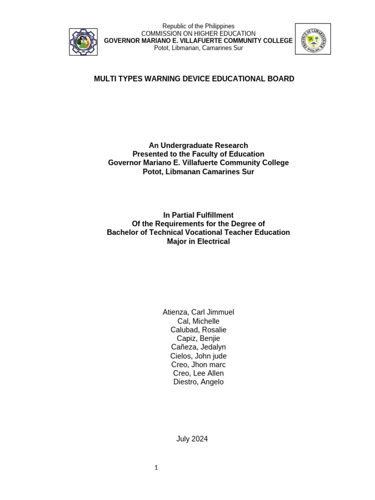 RR 1.final. WARNING DEVICE Educ - BOARD | PDF | Constructivism ...