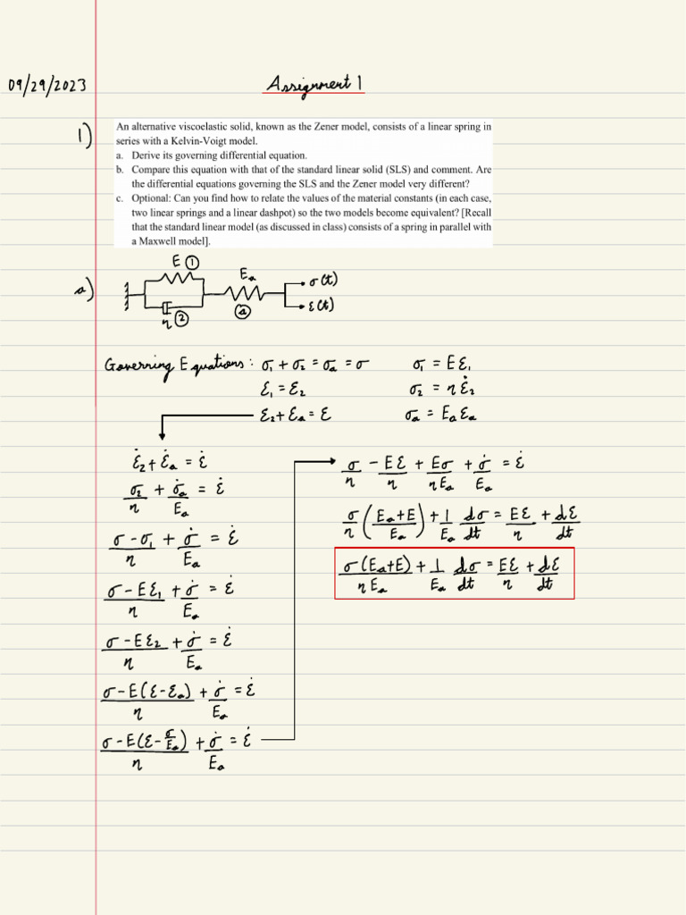 ENME 479 Assignment 1 | PDF