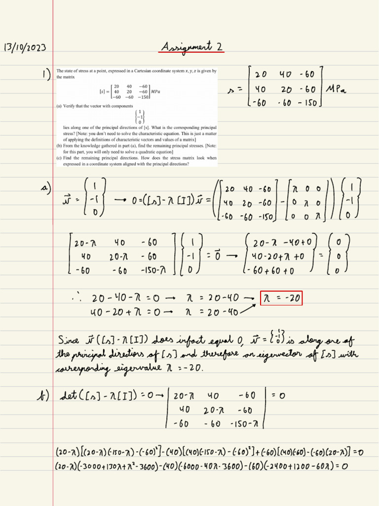 ENME 479 Assignment 2 | PDF