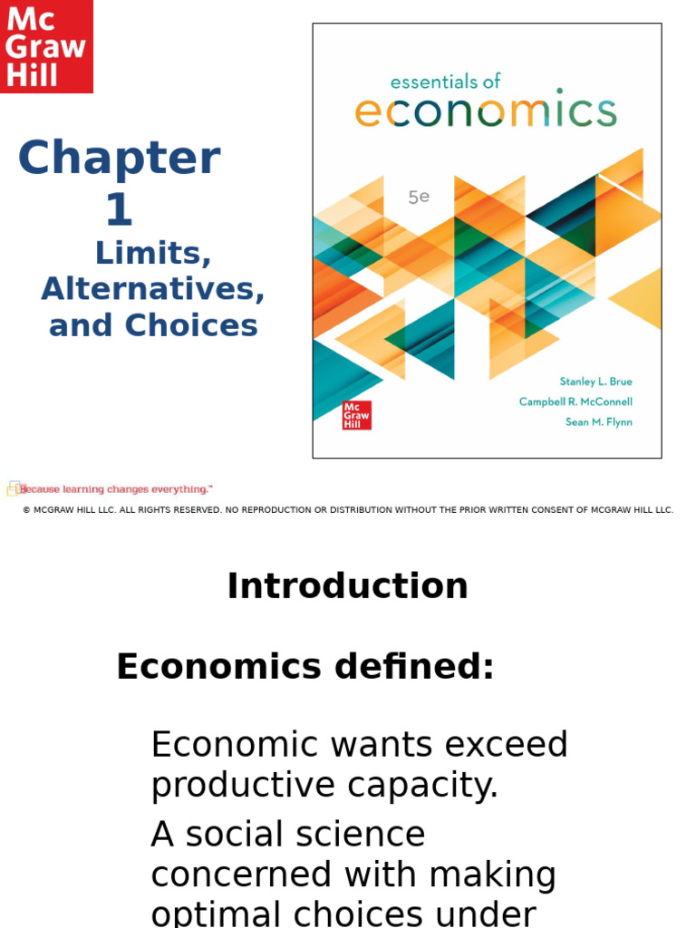 Principles of Economics Chapter1 | PDF