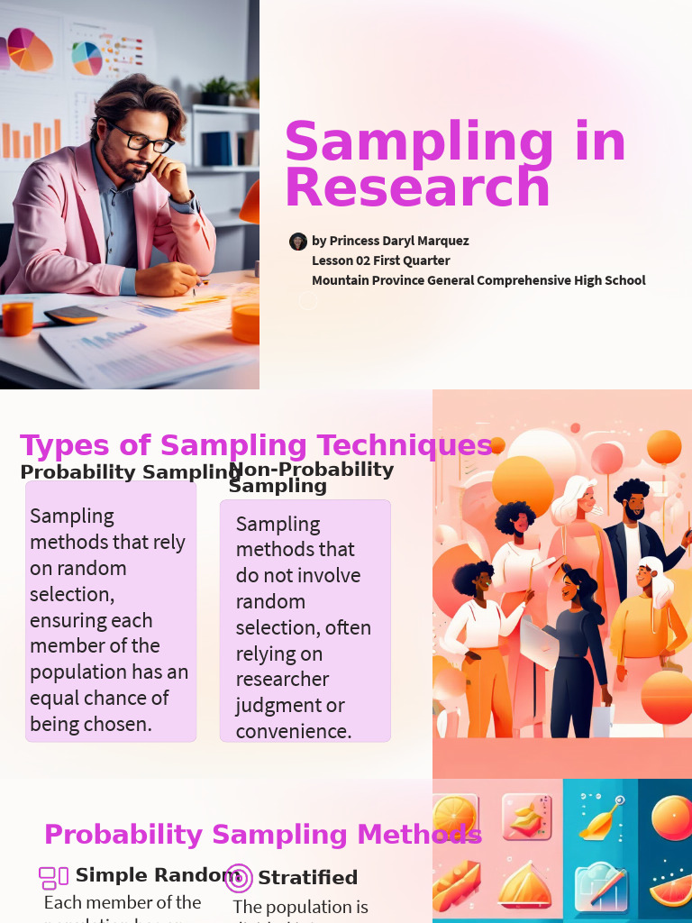 Lesson 2 Sampling in Research | PDF Lesson 2 Sampling in Research | PDF