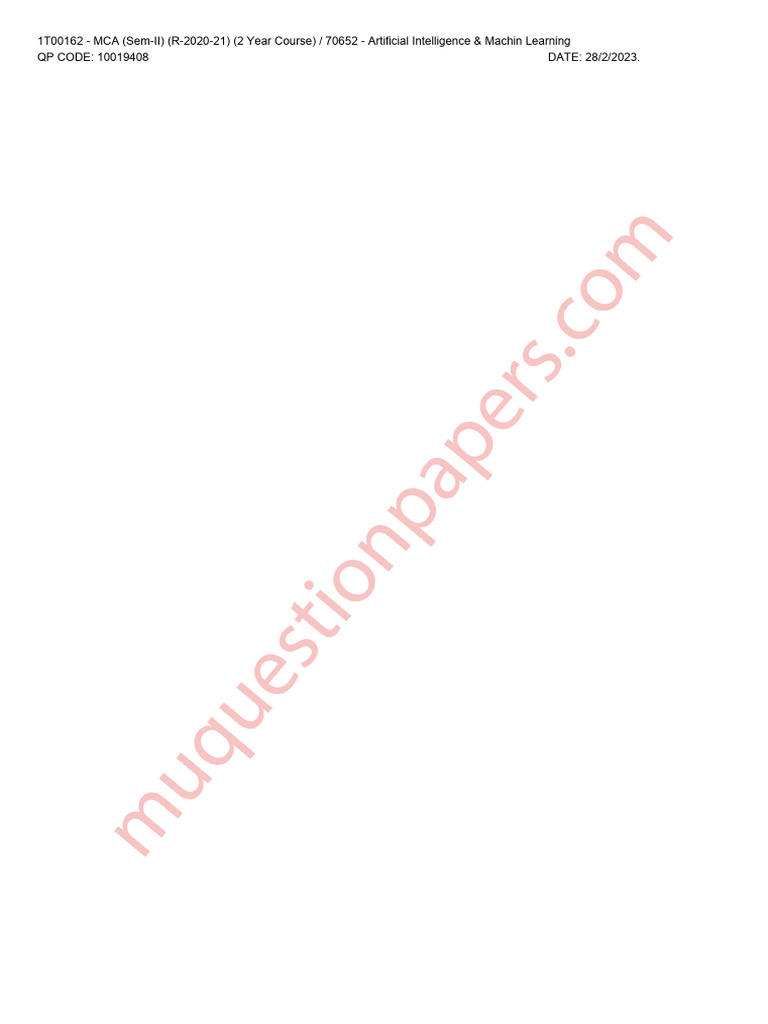 Technology Mca Master of Computer Applications Semester 2 2022 December ...