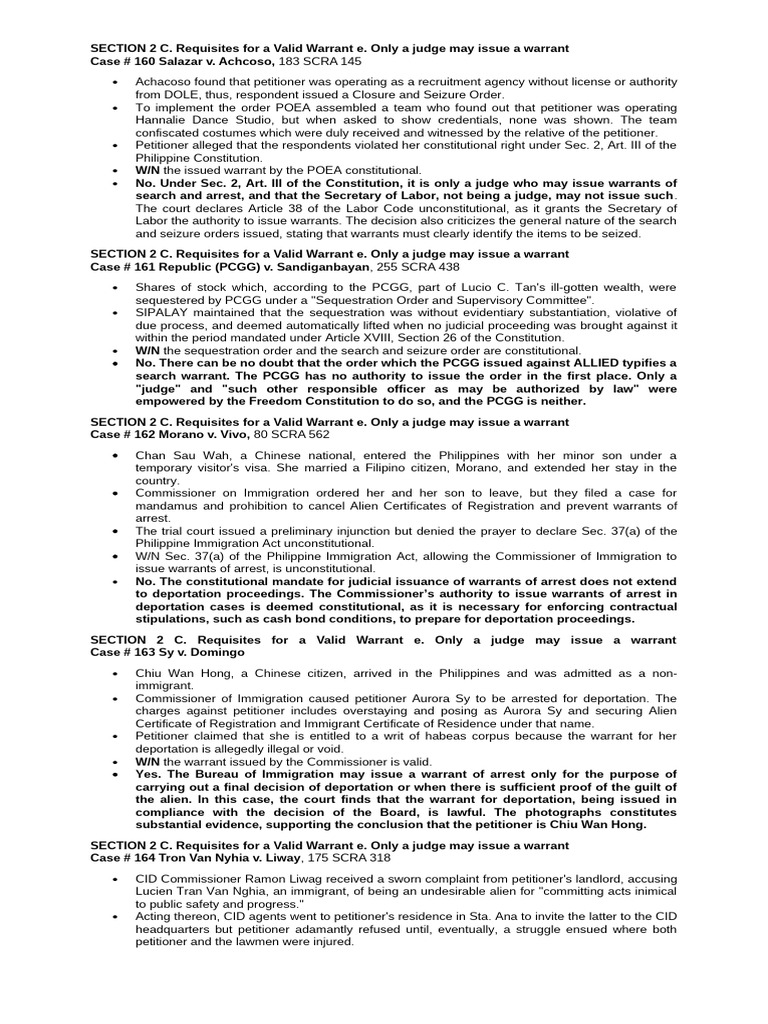 ASSIGNED CASES 160 - 208 | PDF