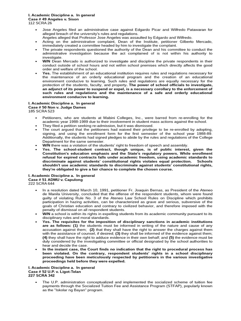 Assigned Cases 49 - 159 | PDF