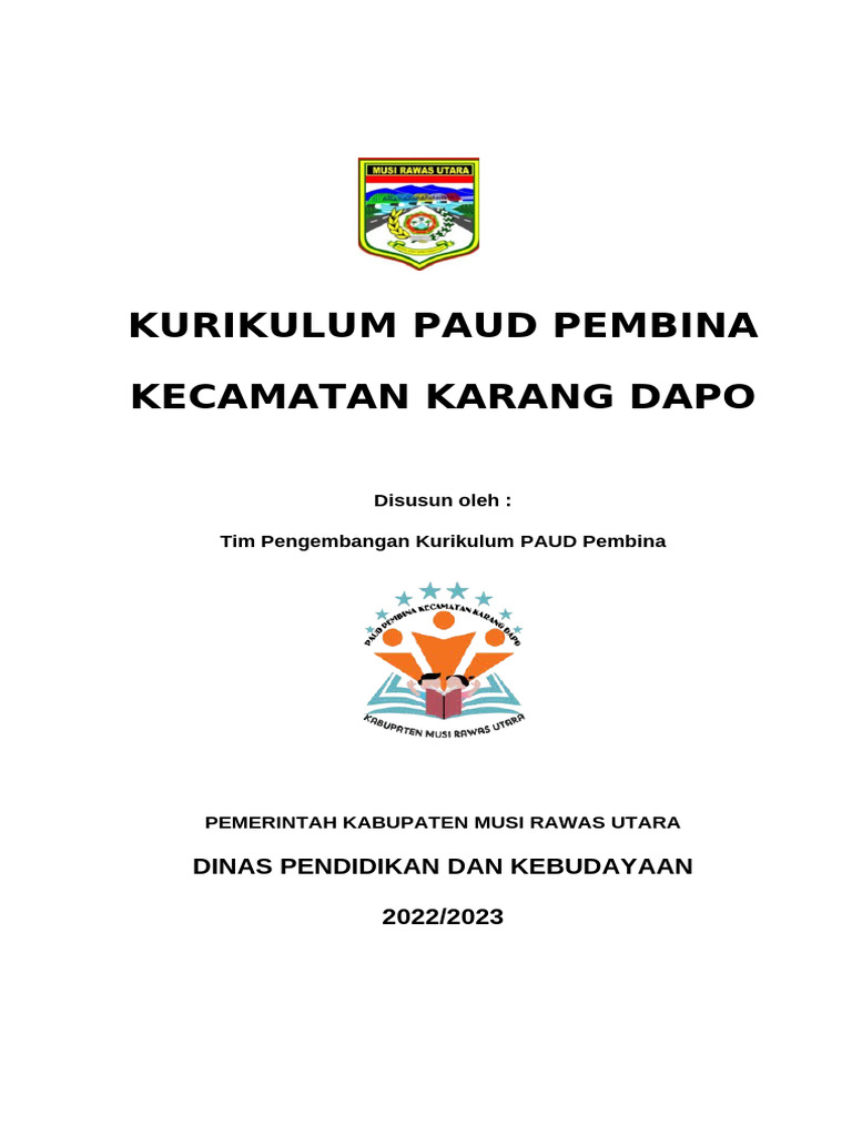 Kurikulum Paud Pembina | PDF