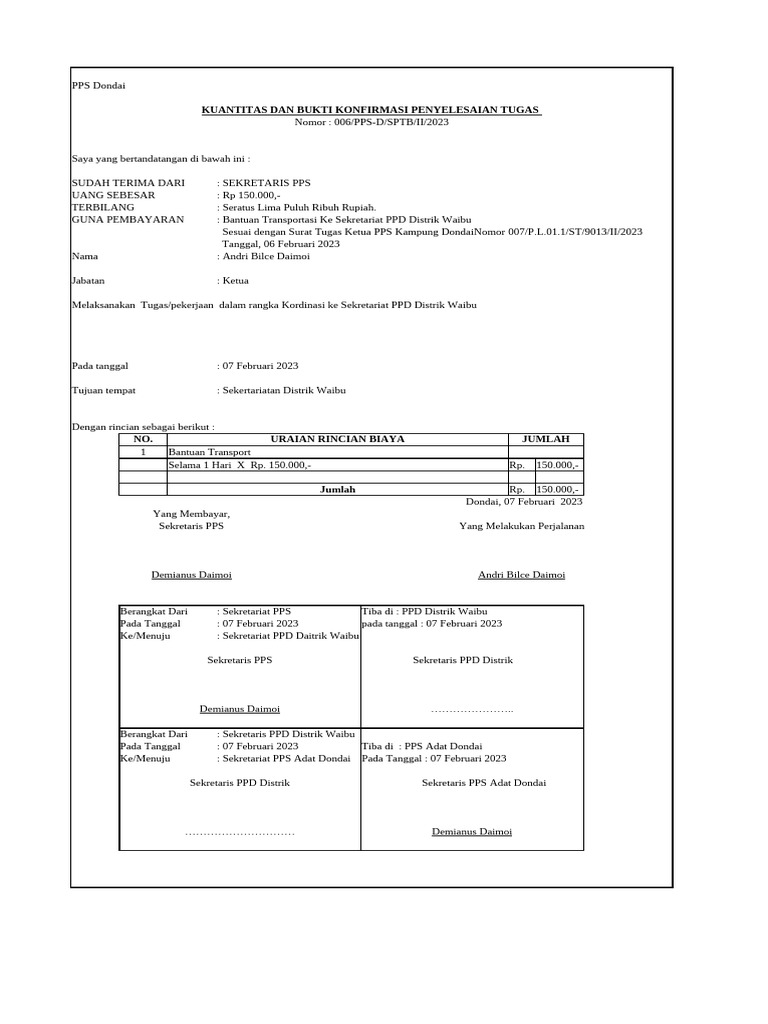Kuntansi, Buktikonfirmasi DN.05B | PDF