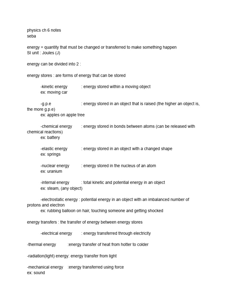 Physics Term 3 | PDF