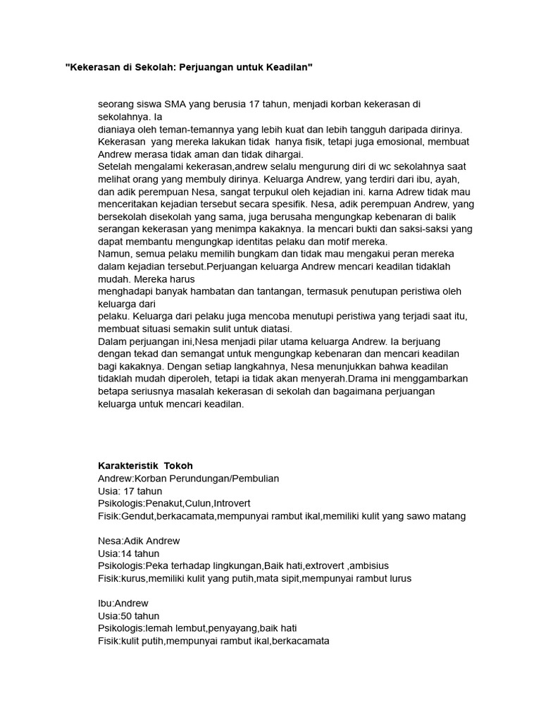 Herda Rahmadani Ariesta Sinopsis New Xii Pi 1 | PDF