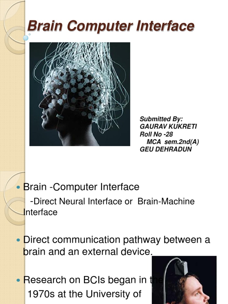 Brain Computer Interface | Download Free PDF | Nervous System ...
