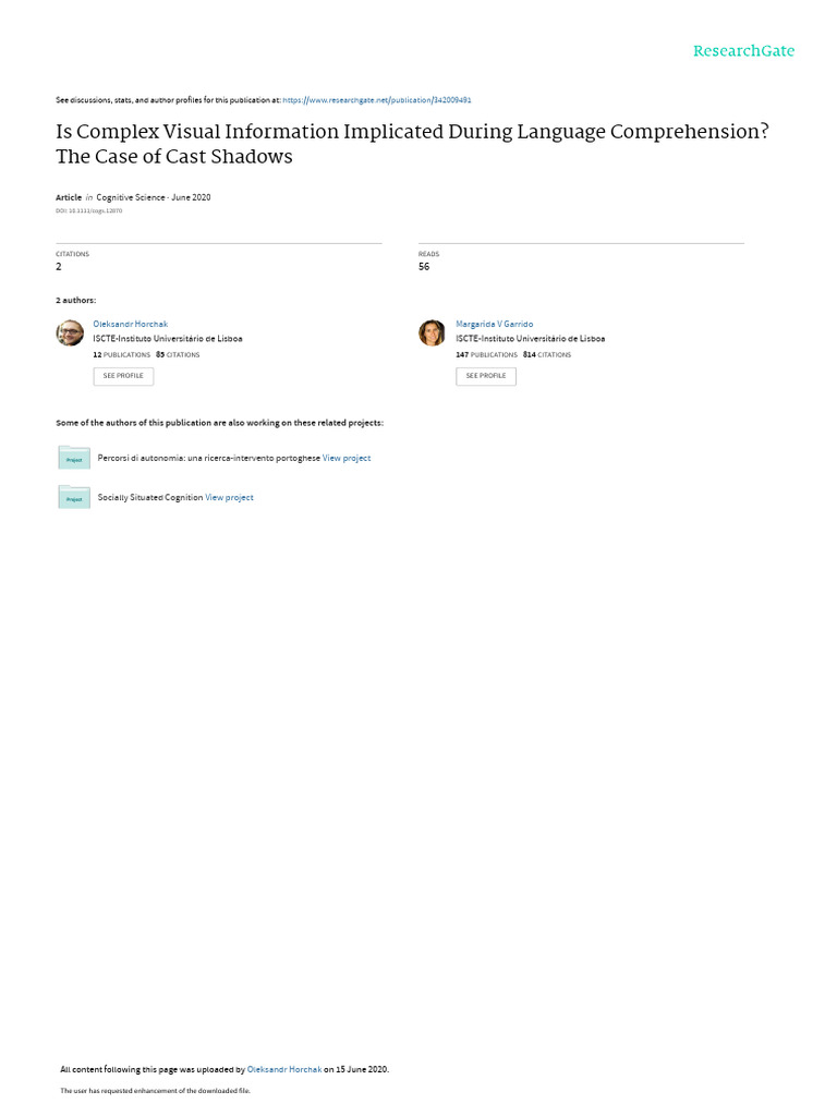 Castshadows Cogsci Preprint Pdf