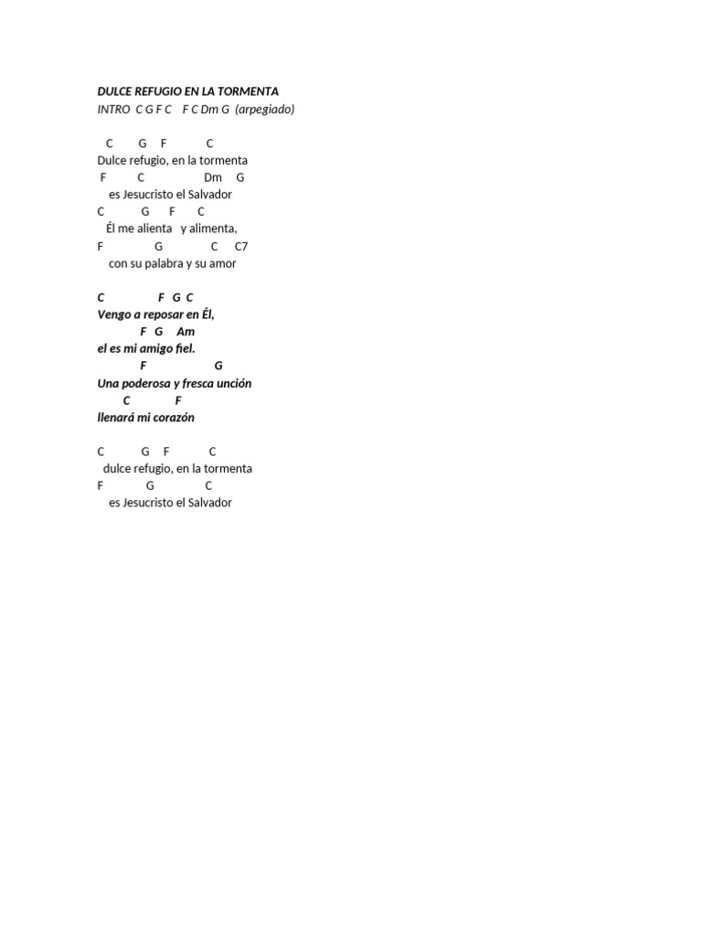 Dulce Refugio en La Tormenta | PDF | Amor | Creencia religiosa y doctrina