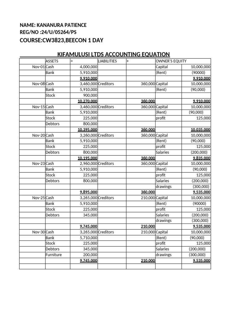 Accounting Exercise Two | PDF