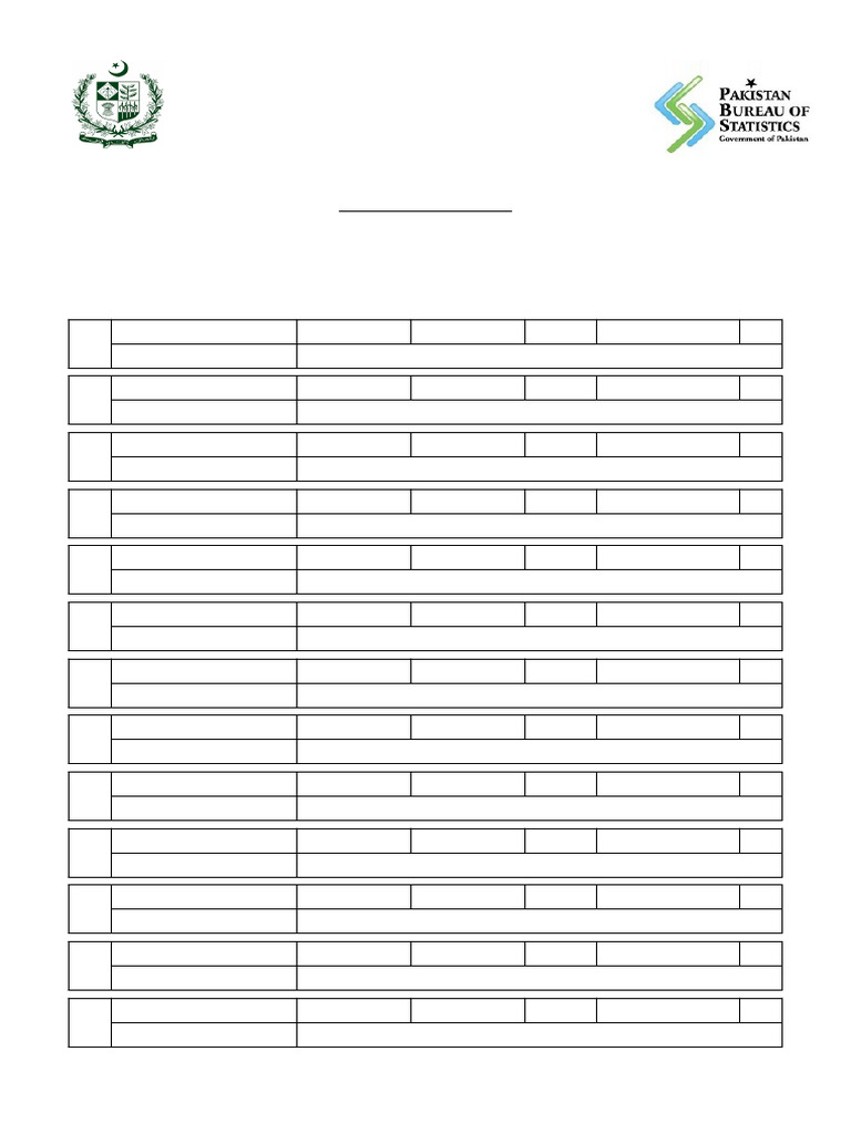 Training of Enumerators Batch Report | PDF | Government Of Pakistan ...